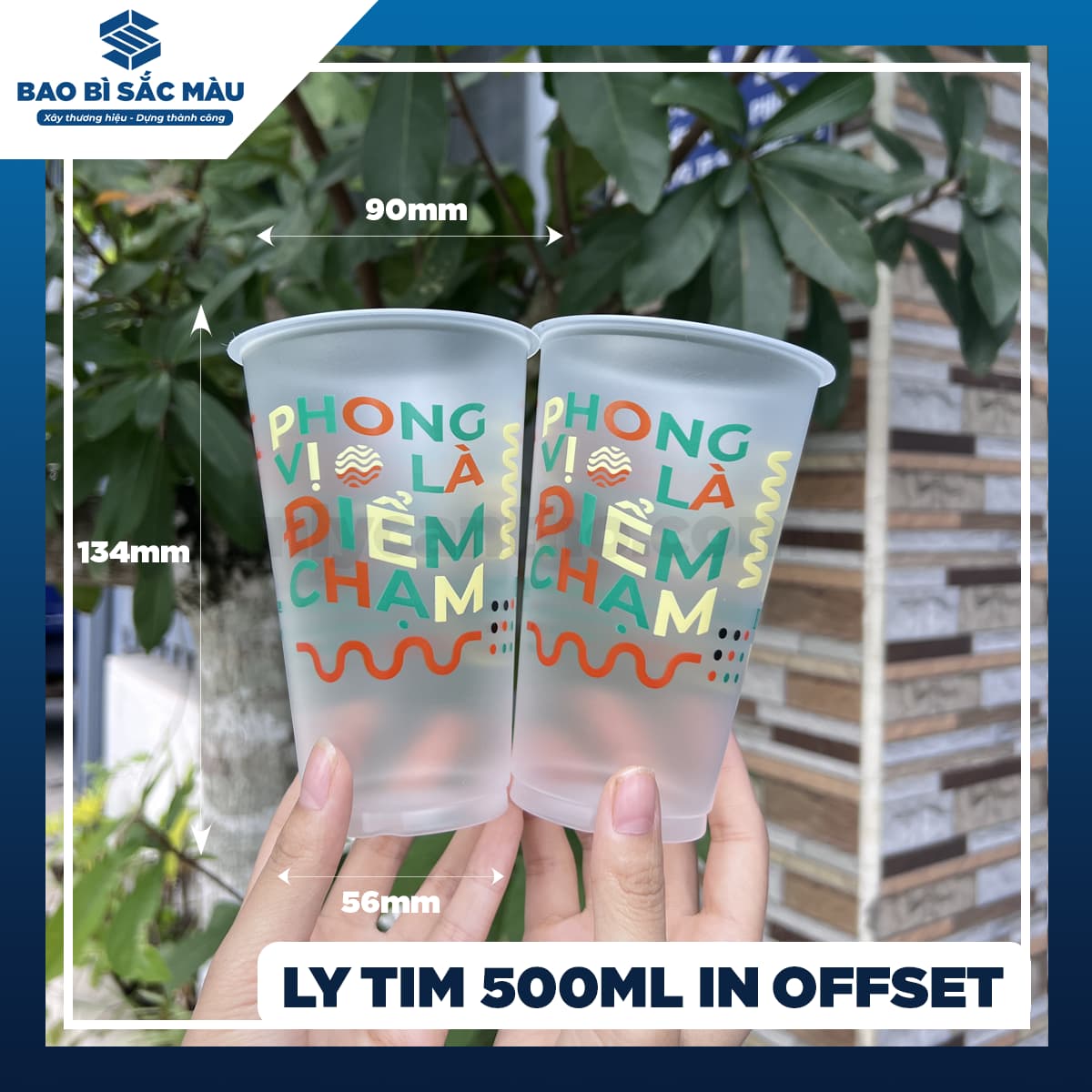 LY TIM 500ML IN LY OFFSET – In ly nhựa Cần Thơ